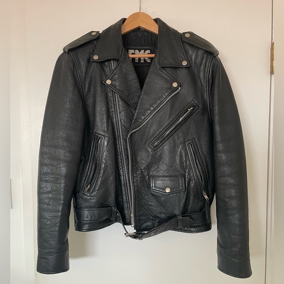 FMC | Jackets & Coats | Mens Fmc Leather Motorcycle Jacket | Poshmark